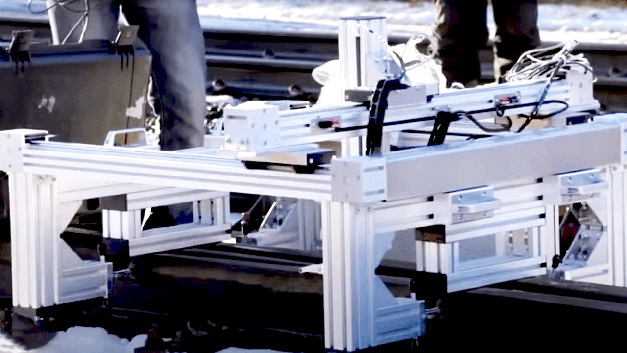 Multi Axis DLS Utilised in Railway Inspection Equipment - HepcoMotion India